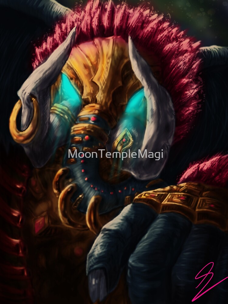"Elephant Shaman" Sticker by MoonTempleMagi | Redbubble