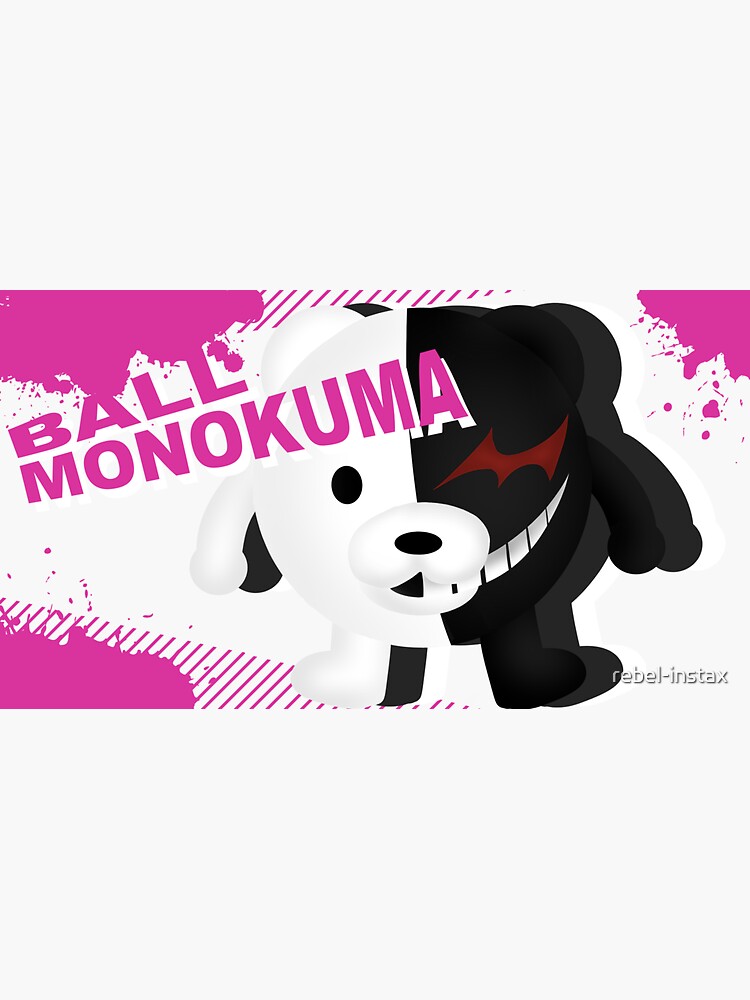 "Ball Monokuma" Sticker for Sale by rebel-instax | Redbubble