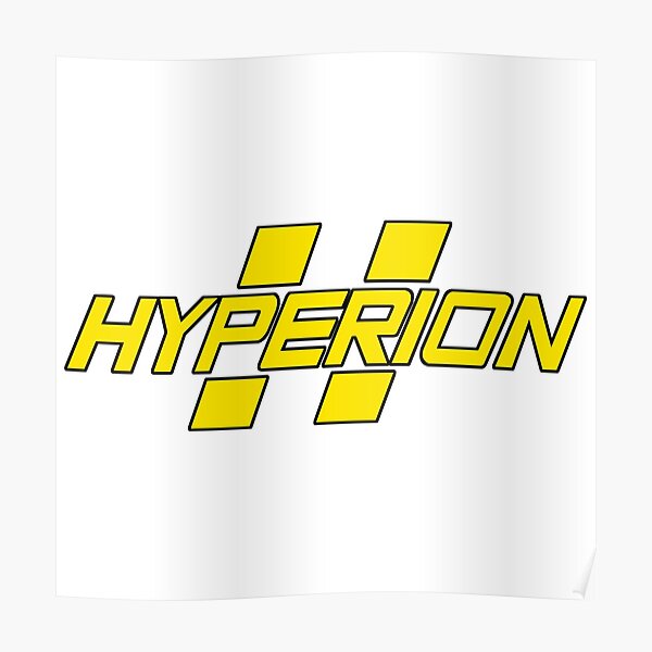 ""Hyperion" Classic Logo" Poster for Sale by Shinespike | Redbubble