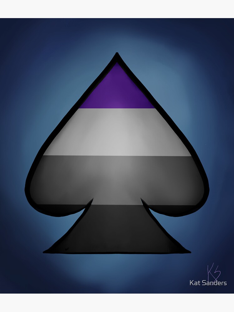 "Ace Awareness Digital Art" Sticker for Sale by paintedkat | Redbubble