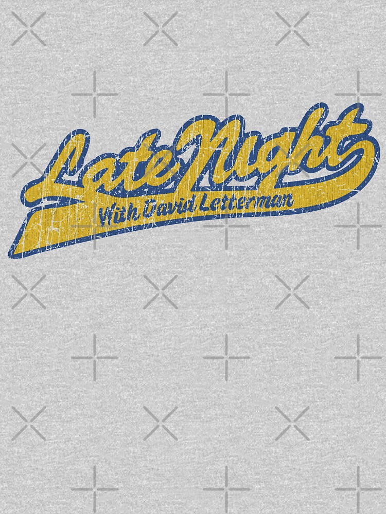 "Late Night David Letterman" T-shirt for Sale by jacobcdietz ...