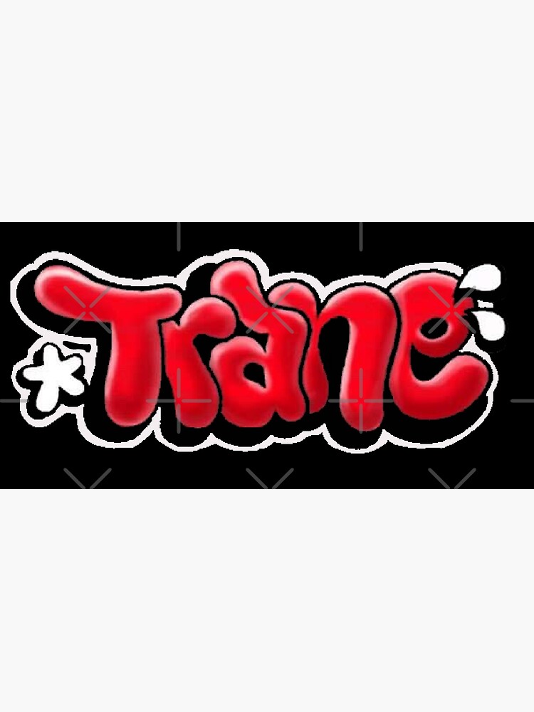 "Getting Up - Trane - Red & Black "Clean Letter" Edition #2" Art Print ...