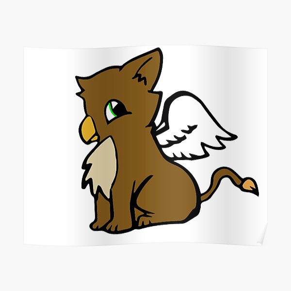 "Chibi Griffin Buckbeak" Poster for Sale by Grubby25 | Redbubble