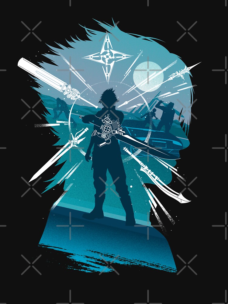 "Protagonist-Noct" T-shirt for Sale by ChrisDalida | Redbubble | noctis ...