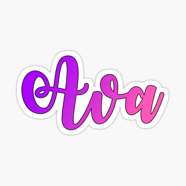 "Ava" Sticker for Sale by Aliibnouhassan | Redbubble
