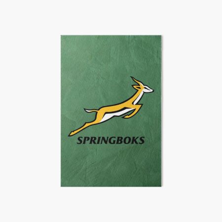 "Springboks Rugby - 2019 Springbok Rugby World Cup Champions" Art Board ...