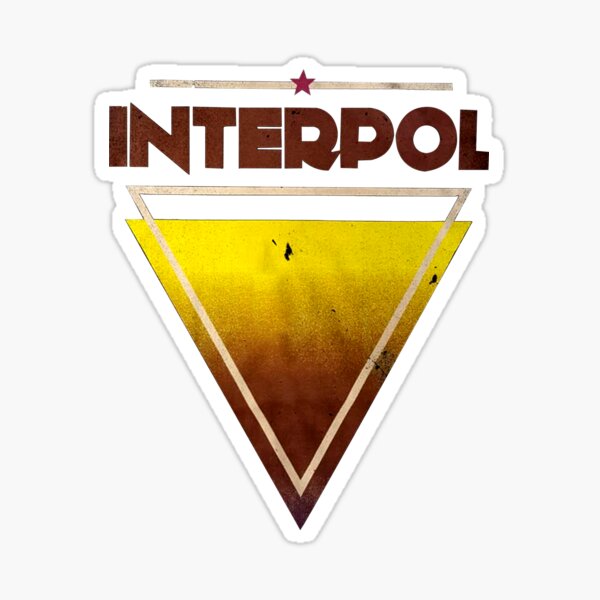 "Show Like In Triangle Interpol Classic Design Fan Art" Sticker for ...