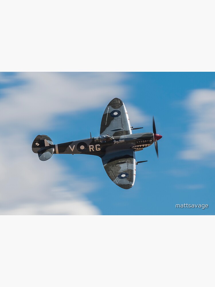 "Shark-Mouth Spitfire" Sticker for Sale by mattsavage | Redbubble