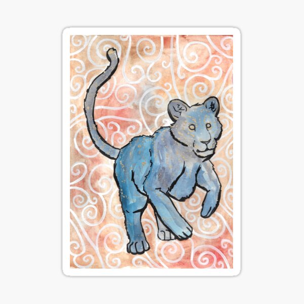 "Astral Tiger" Sticker for Sale by Shinymarble | Redbubble
