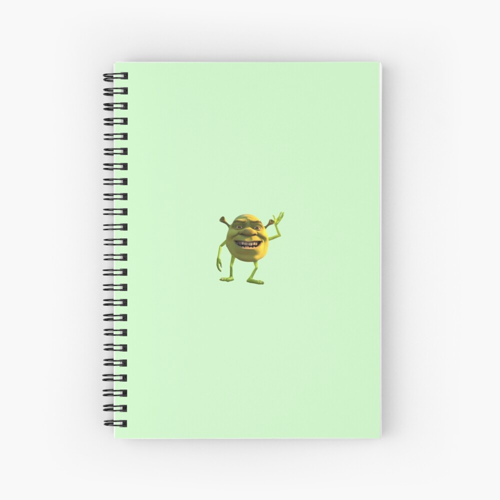 "Shrek x Mike Meme" Spiral Notebook for Sale by Shrekzone | Redbubble