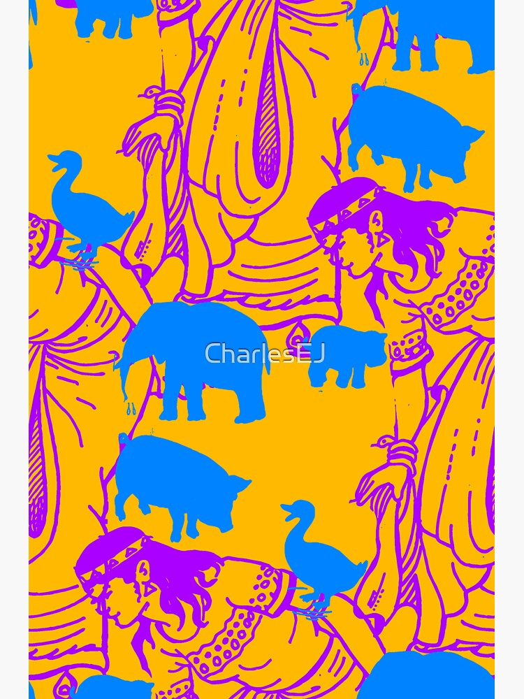 "70s Colors, Flannel Graph Flashback" Sticker for Sale by CharlesEJ ...