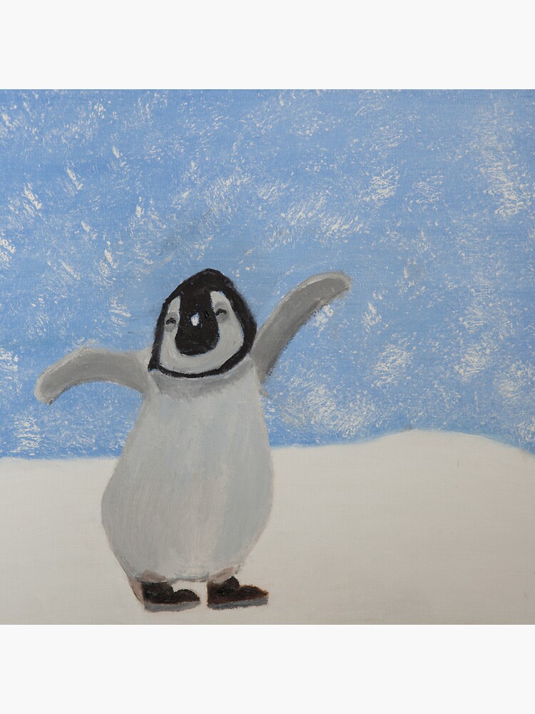 "Penguin Dances the Flapper" Sticker for Sale by Pamu2567 | Redbubble