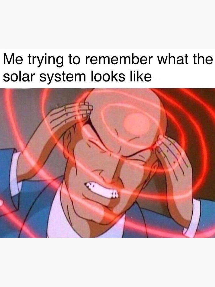 "Solar system meme" Sticker for Sale by jasmeer | Redbubble