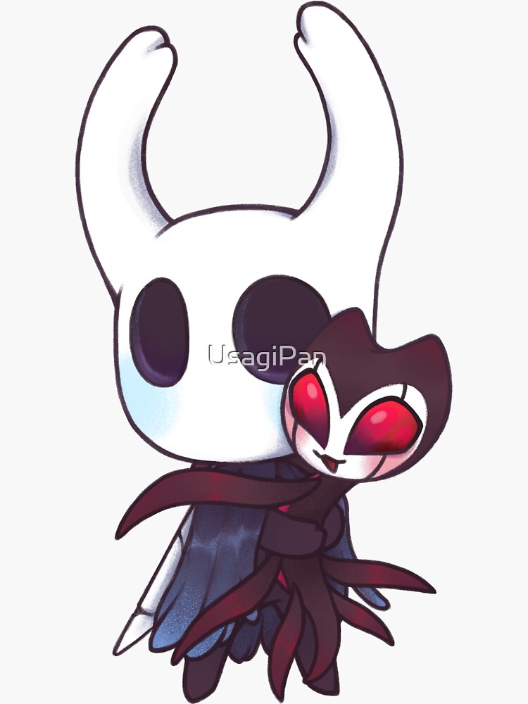 "Hollow Knight Little Ghost & Grimmchild" Sticker for Sale by UsagiPan ...