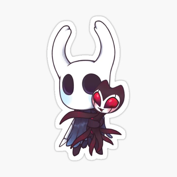 "Hollow Knight Little Ghost & Grimmchild" Sticker for Sale by UsagiPan ...