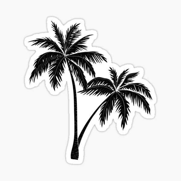 "Palm Tree" Sticker for Sale by northshire | Redbubble