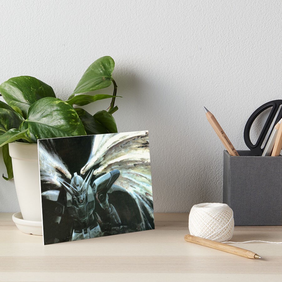 "Wing Zero Angel Gundam Wing" Art Board Print by lman32 | Redbubble