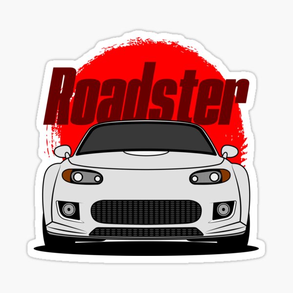 "NC Roadster" Sticker by Turboosted | Redbubble