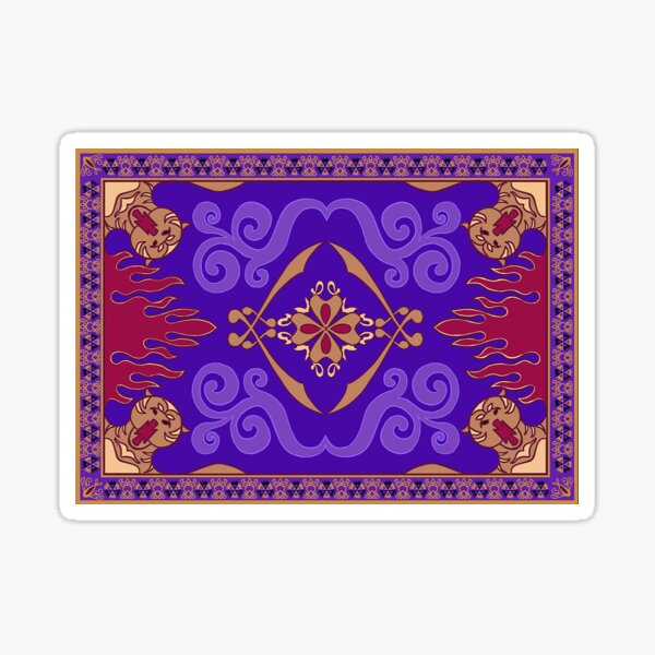 "Magic Carpet" Sticker for Sale by animateastory | Redbubble