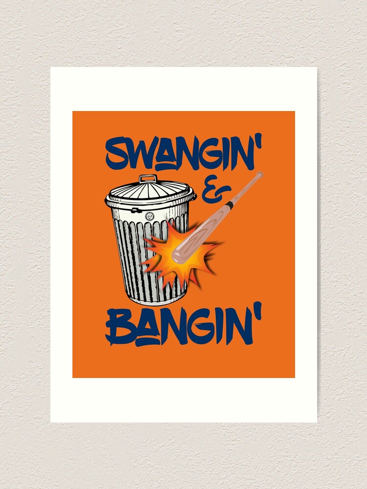 "Houston Swangin And Bangin Houston Baseball Sign Stealing Meme" Art ...