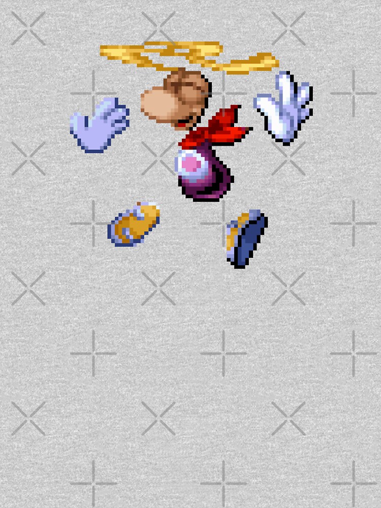 "Rayman (original) - Flying" T-shirt for Sale by Radical-Squid ...