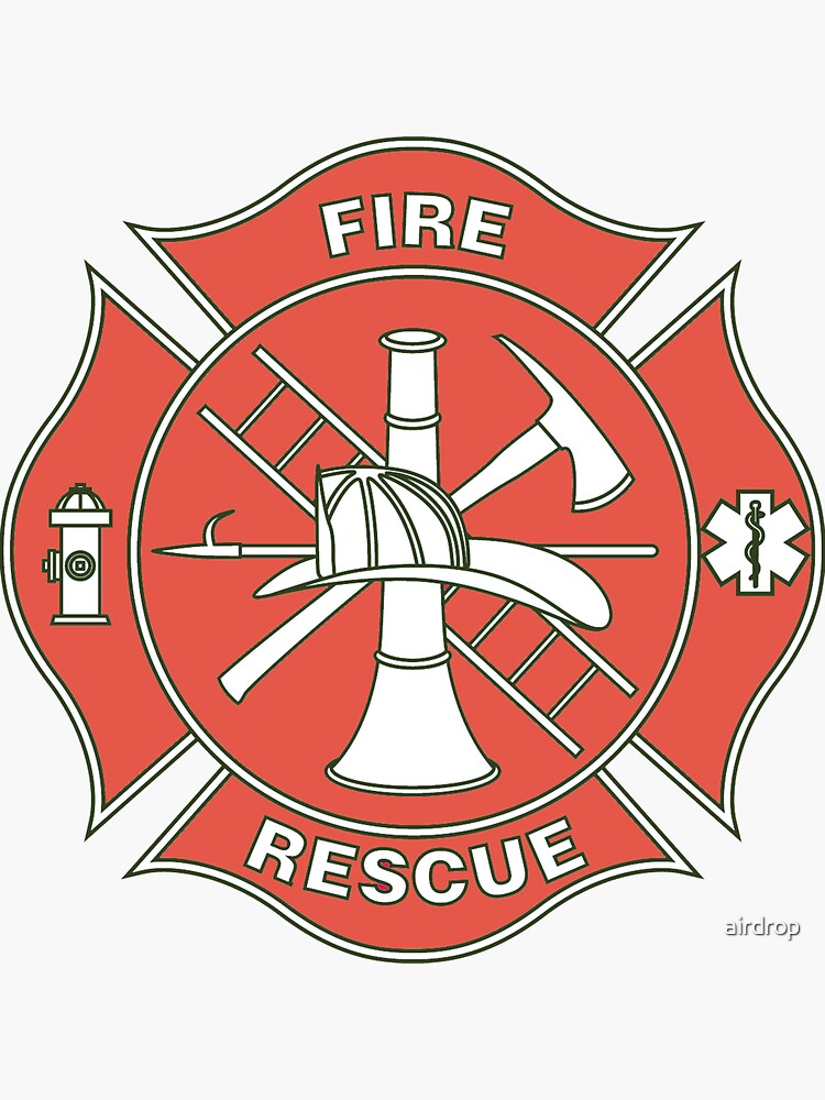 "My Firefighter Trades" Sticker for Sale by airdrop | Redbubble