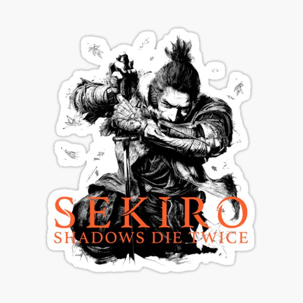 "sekiro shadows die twice" Sticker for Sale by soo-333 | Redbubble