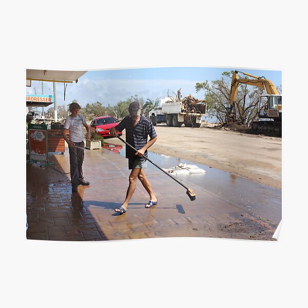 "Shop Owners clean up after Cyclone Yasi - Cardwell, North Queensland ...