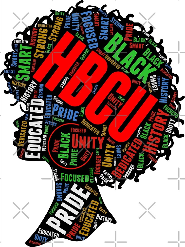 "HBCU Grad Words in Afro Art" Poster for Sale by blackartmatters ...