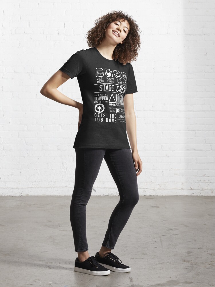 "Super Funny Stage Crew - Backstage Tech Week Theatre" T-shirt for Sale ...