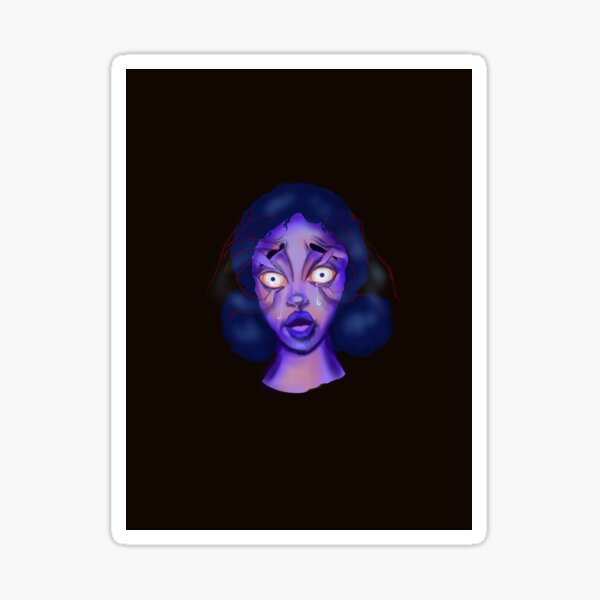 "Insomnia " Sticker by QueenLogiSav | Redbubble