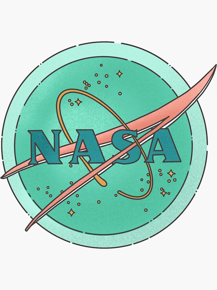 "NASA cute vintage" Sticker for Sale by annielinnart | Redbubble