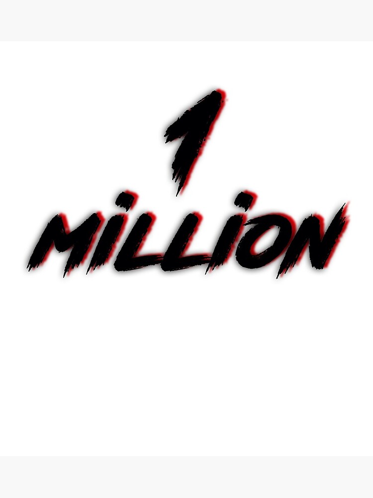 "1 million Design for tiktok stars" Poster by brandyin1989 | Redbubble