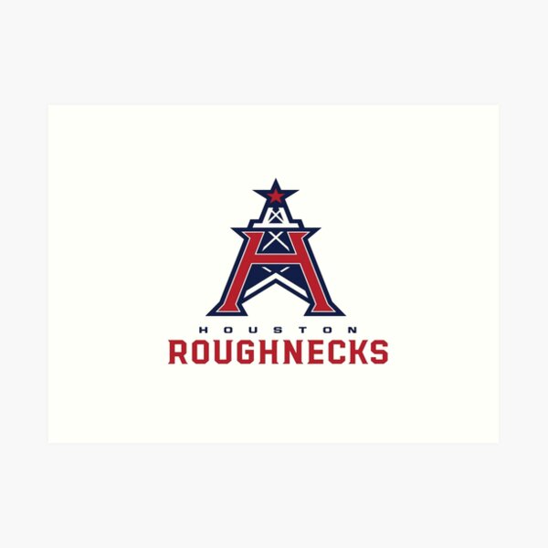 "Houston Roughnecks Logo XFL Team" Art Print by nickcosky | Redbubble