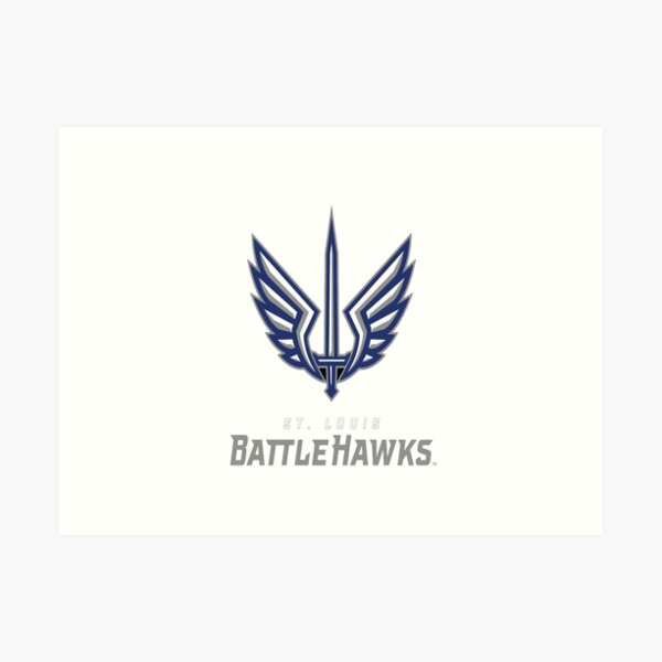 "St. Louis BattleHawks Logo XFL Team" Art Print for Sale by nickcosky ...