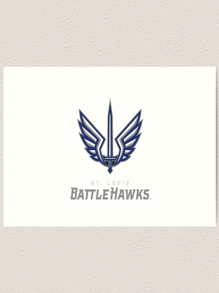 "St. Louis BattleHawks Logo XFL Team" Art Print for Sale by nickcosky ...