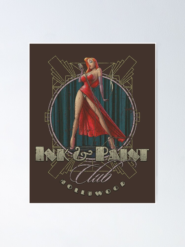 Ink Paint Club Hollywood Poster By Jacobcdietz Redbubble ink-paint-club-hollywood-poster-by-jacobcdietz-redbubble