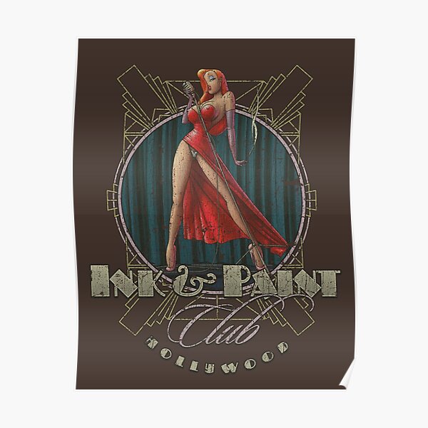 "Ink & Paint Club Hollywood" Poster by jacobcdietz | Redbubble
