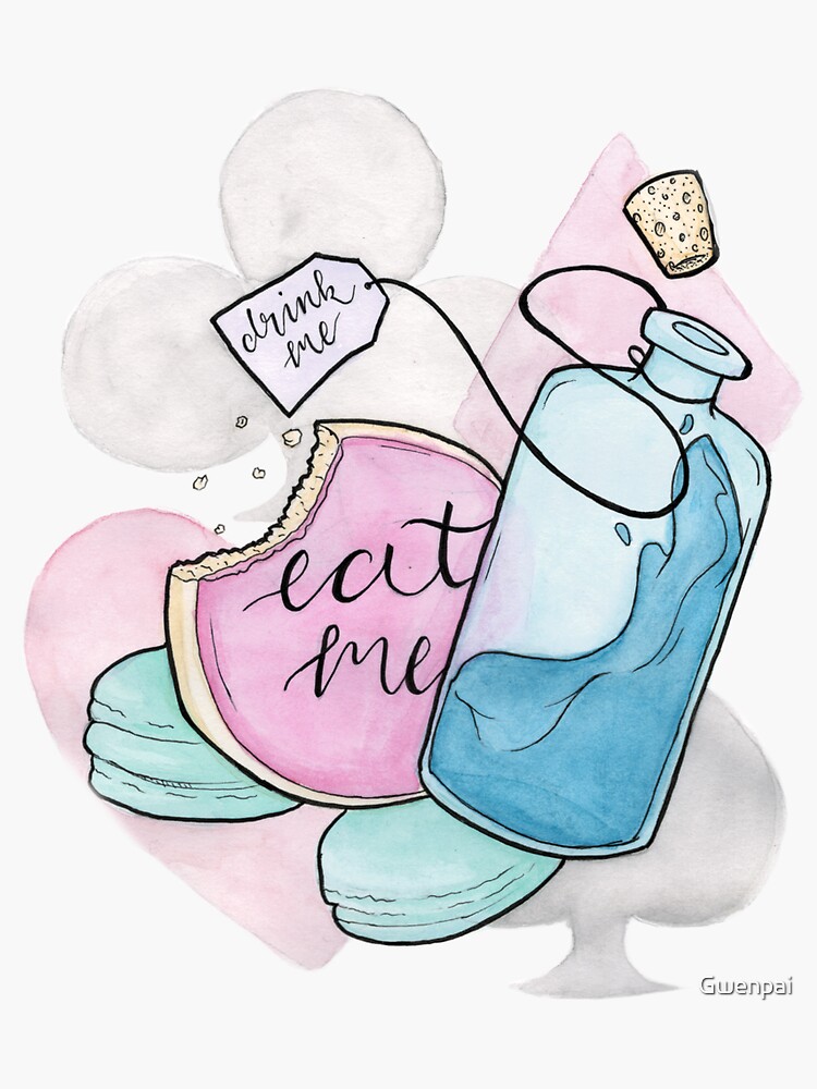"Eat Me" Sticker for Sale by Gwenpai | Redbubble