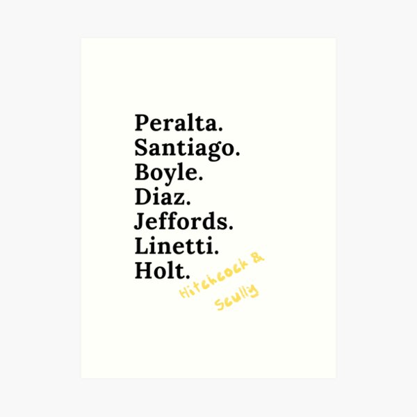 "Brooklyn 99 Nine-Nine Jake Peralta Characters White Shirt BK99 ...