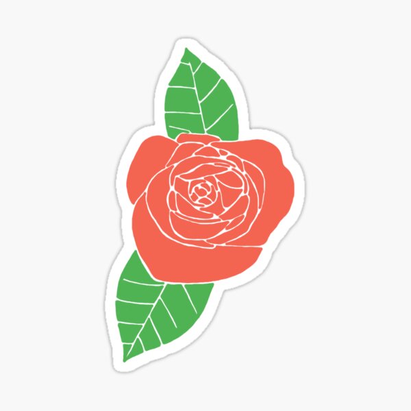 "Kentucky Derby Rose" Sticker for Sale by cdedoming | Redbubble
