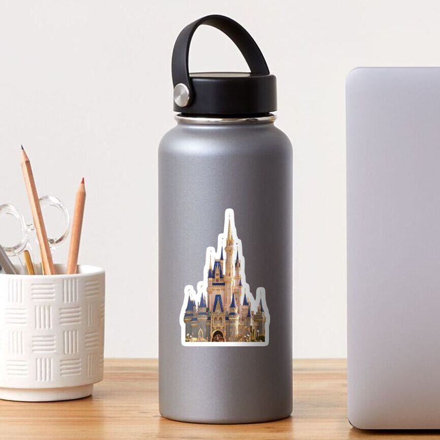 "Cinderella’s Castle" Sticker for Sale by choneycutt | Redbubble