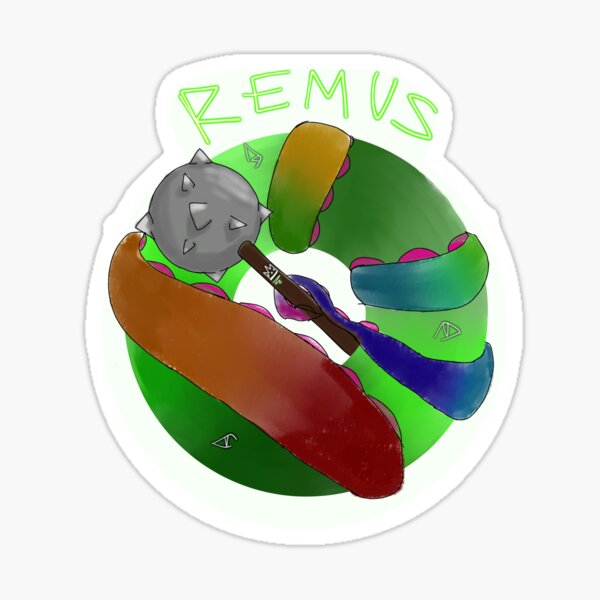 "Remus Sanders Inspired Artwork" Sticker for Sale by Cautionary-Fail ...