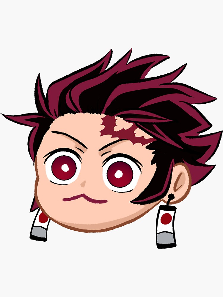"Tanjirou" Sticker for Sale by shouyousunshine | Redbubble