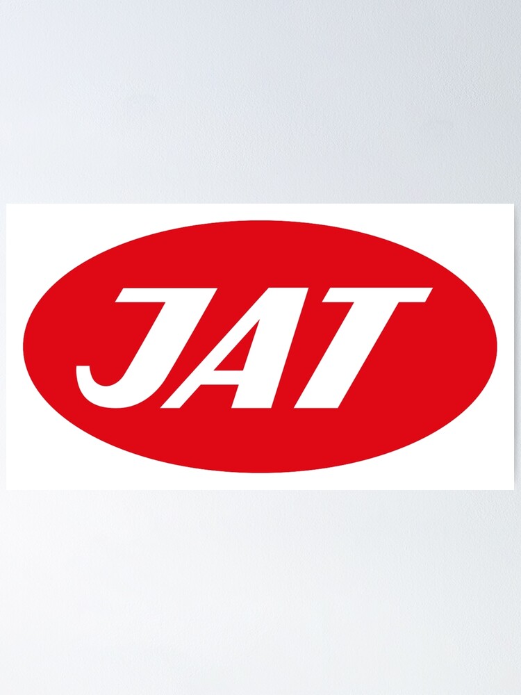 "JAT Logo" Poster for Sale by samdafurry | Redbubble
