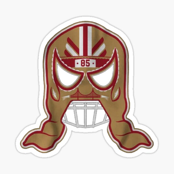 "Kittle's Mask" Sticker by datjunk11 | Redbubble