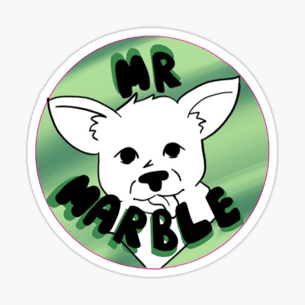 "Mr Marbles" Sticker by josierayna | Redbubble