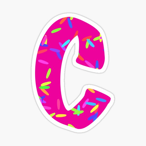 "C letter" Sticker for Sale by emma7797 | Redbubble