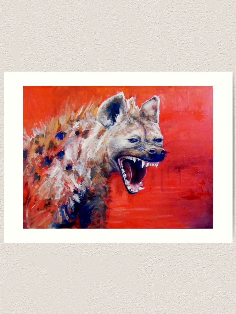 "Angry Hyena" Art Print by JWSanchez | Redbubble