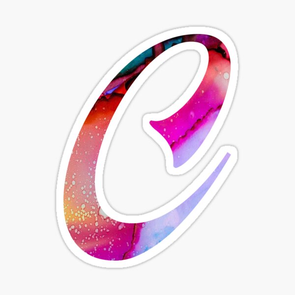 "Letter C Monogram Initial " Sticker by piordesign | Redbubble